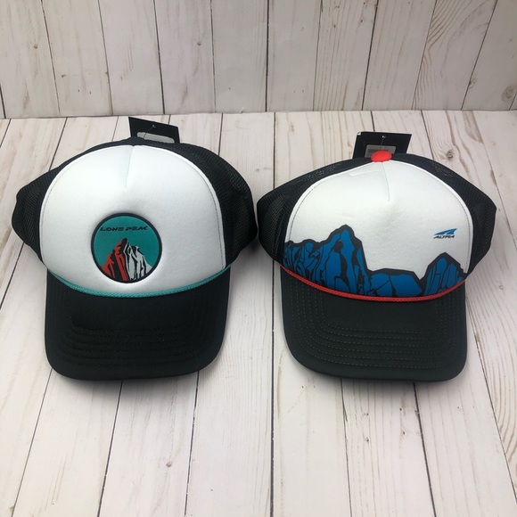 Altra | Accessories | Nwt Set Of 2 Altra Lone Peak Trucker Hats | Poshmark